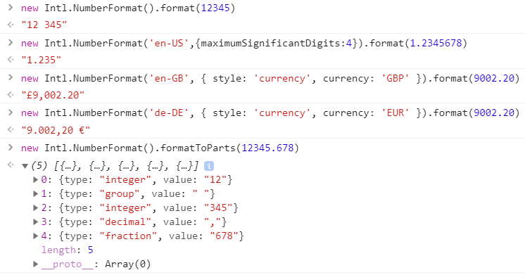 Форматирование чисел с помощью Intl.NumberFormat | PXSTUDIO